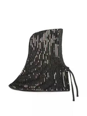 Pinko Balaclava With Adjustable Straps - Grey