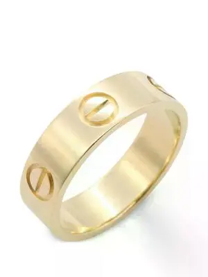 Cartier Love Ring In 18k Yellow - Gold