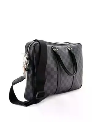 LOUIS VUITTON Porte-documents Voyage Briefcase Damier Graphite Pm Business Bag