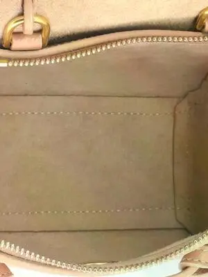 Celine Belt Bag Textured Leather Pico Shoulder Bag - Neutrals