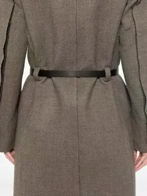 Seafarer Double-breasted Belted Coat