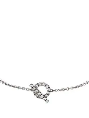 Hermès Finesse 18k White Gold And Diamond Bracelet - Silver
