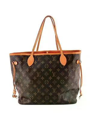LOUIS VUITTON Monogram Canvas Tote Bag - Brown