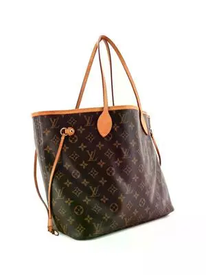 LOUIS VUITTON Monogram Canvas Tote Bag - Brown