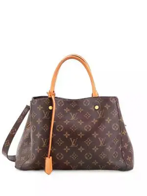 LOUIS VUITTON Montaigne Handbag Monogram Canvas Mm Tote Bag