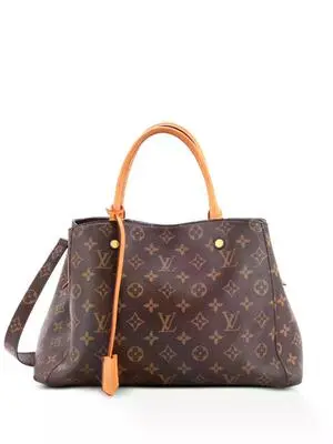 LOUIS VUITTON Montaigne Monogram Canvas Mm Tote Bag