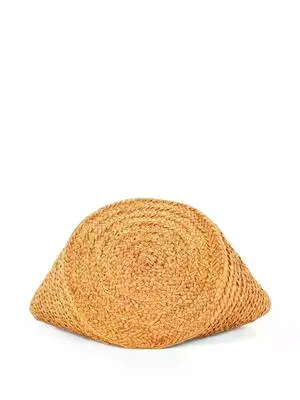 Saint Laurent Panier Basket Shopper Raffia Medium Bucket Bag
