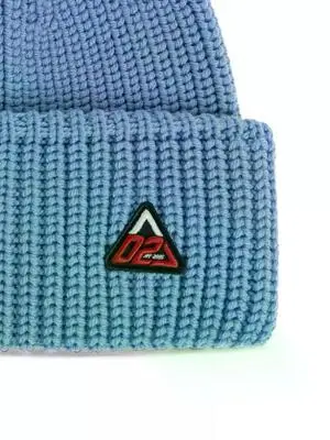 Dsquared2 Logo-patch Ribbed-knit Beanie Hat