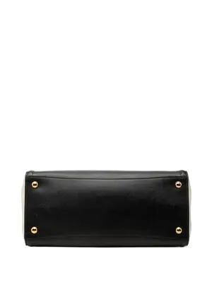 Prada 2013-2026 Medium Bicolor Saffiano Lux Galleria Satchel