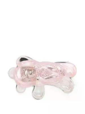 YVMIN Bear-motif Hair Clip - Pink