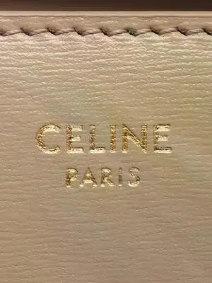 Celine Leather Margo Wallet On Chain Cross Body Bag