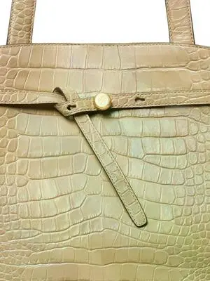 Tory Burch Romy Croc-embossed Bauletto Bag