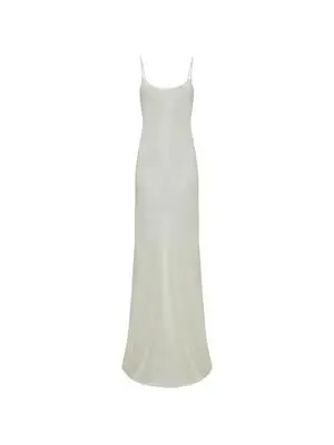 Victoria Beckham Spaghetti-strap Open-back Maxi Dress