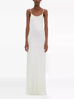 Victoria Beckham Spaghetti-strap Open-back Maxi Dress