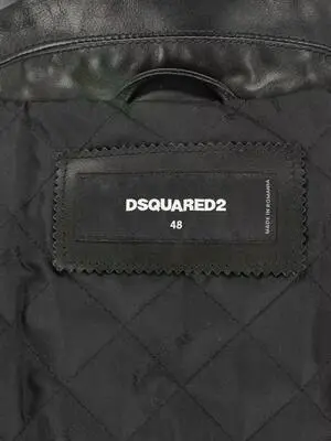 Dsquared2 Zip-up Leather Jacket