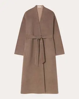 Co Double-faced Wool Cashmere Wrap