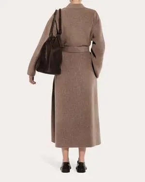 Co Double-faced Wool Cashmere Wrap