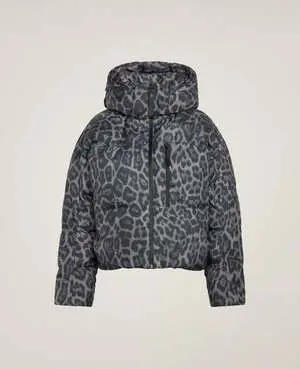 Stella McCartney Adidas Printed Padded Winter Jacket - Grey