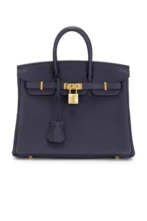 Hermès Togo Birkin 25 Handbag In Black