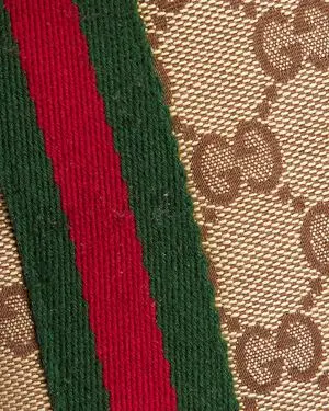 FWRD RENEW Gucci Jolicoeur Flat Messenger Bag - Brown