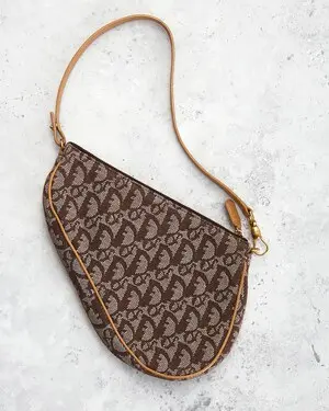 FWRD RENEW Dior Diorissimo Pochette Saddle Bag