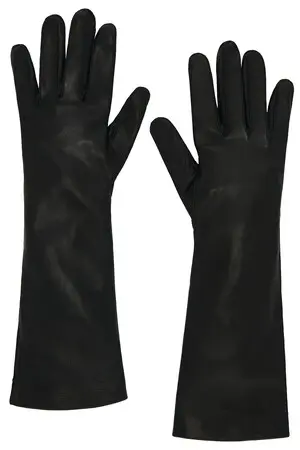 TOM FORD Soft Nappa Leather Long Gloves - Black