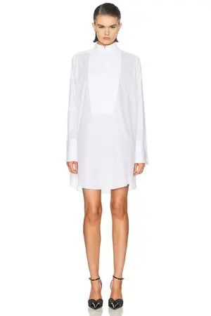 TOM FORD Twill Tuxedo Shirt Dress