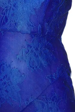 Alex Perry Bikini Lace Gown - Cobalt