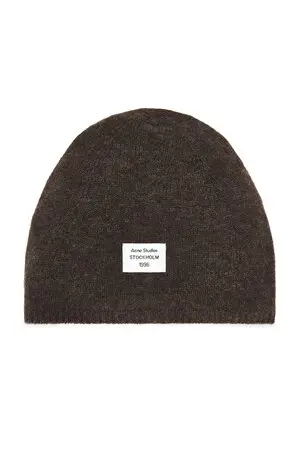 Acne Studios Acne Studios Kassias Beanie Walnut Brown