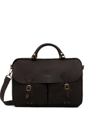 Barbour Waxed Leather Briefcase