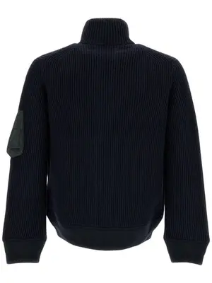 Sacai Ribbed Knit Jacket