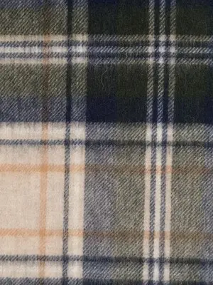 Barbour Tartan Wool And Cashmere Scarf