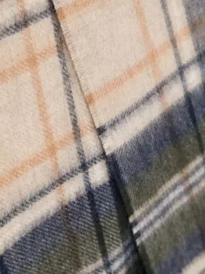 Barbour Tartan Wool And Cashmere Scarf