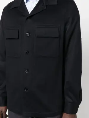 Zegna Cashmere Overshirt Oasi - Black