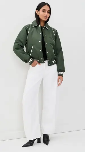 Blanknyc Game Face Bomber Jacker