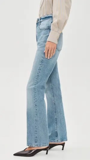 FAVORITE DAUGHTER The Petite Shortie Valentina Boot Jeans