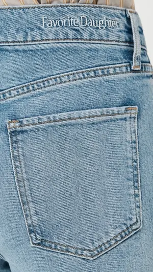 FAVORITE DAUGHTER The Petite Shortie Valentina Boot Jeans