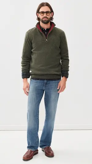 Barbour Nelson Quarter Zip Sweater