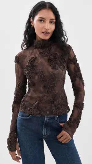 AKNVAS Freja Lace Top