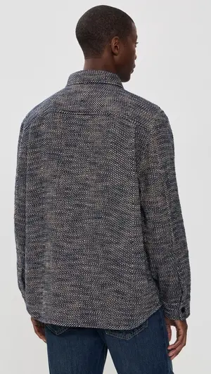 Billy Reid Herringbone Cpo Overshirt