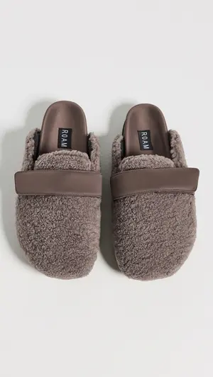 ROAM Fuzzy Loafer Mules