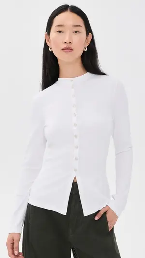ALIGNE Daphne Ribbed Top