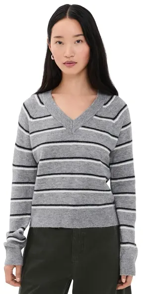 WAYF Quincy Sweater - Gry/ivo