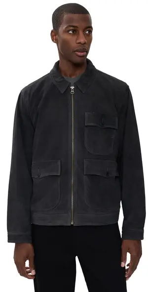 Billy Reid Suede Dutton Jacket