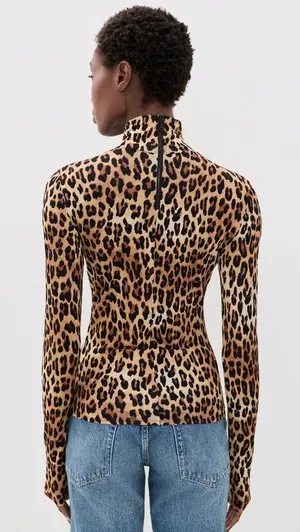 Alice + Olivia Delaina Turtleneck Top