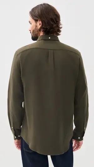 Barbour Buckley Herringbone Button Down Shirt