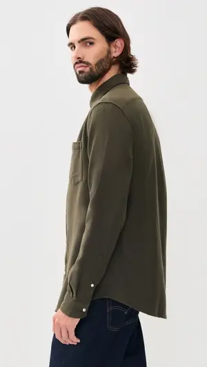 Barbour Buckley Herringbone Button Down Shirt