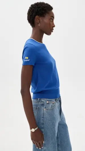 Polo Ralph Lauren Us Open Knit Cotton Tee