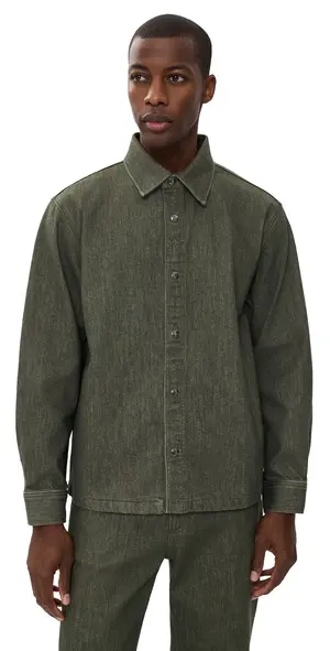 Theory Denim Button Down Shirt