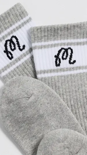 MALBON Haven Crew Socks